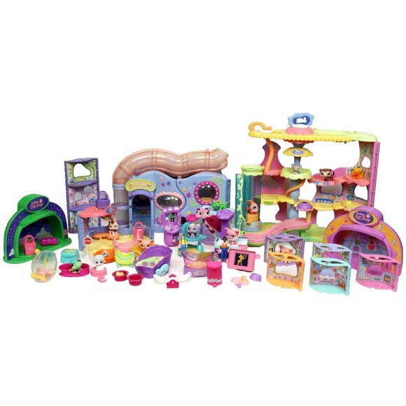 Littlest Pet Shop | Toys | Large Littlest Pet Shop Lps Playhouse Pets ...